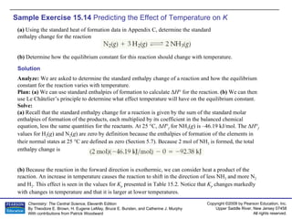 AP Chemistry Chapter 15 Sample Exercises | PPT
