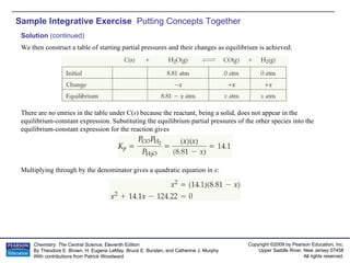 AP Chemistry Chapter 15 Sample Exercises | PPT
