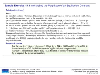 AP Chemistry Chapter 15 Sample Exercises | PPT