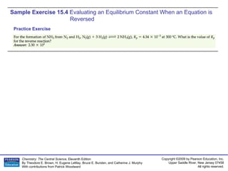 AP Chemistry Chapter 15 Sample Exercises | PPT