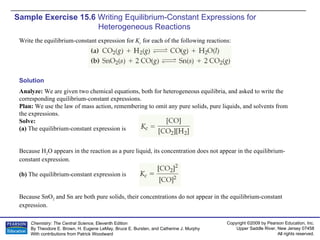 AP Chemistry Chapter 15 Sample Exercises | PPT