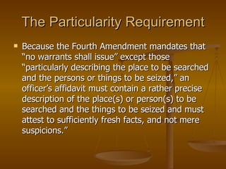 Ch 15 Search and Seizure | PPT