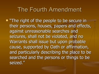 Ch 15 Search and Seizure | PPT