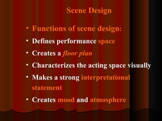 Scenic Design Chapter 15 | PPT