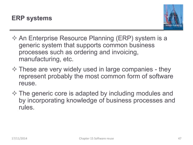 Ch15 software reuse | PPTX