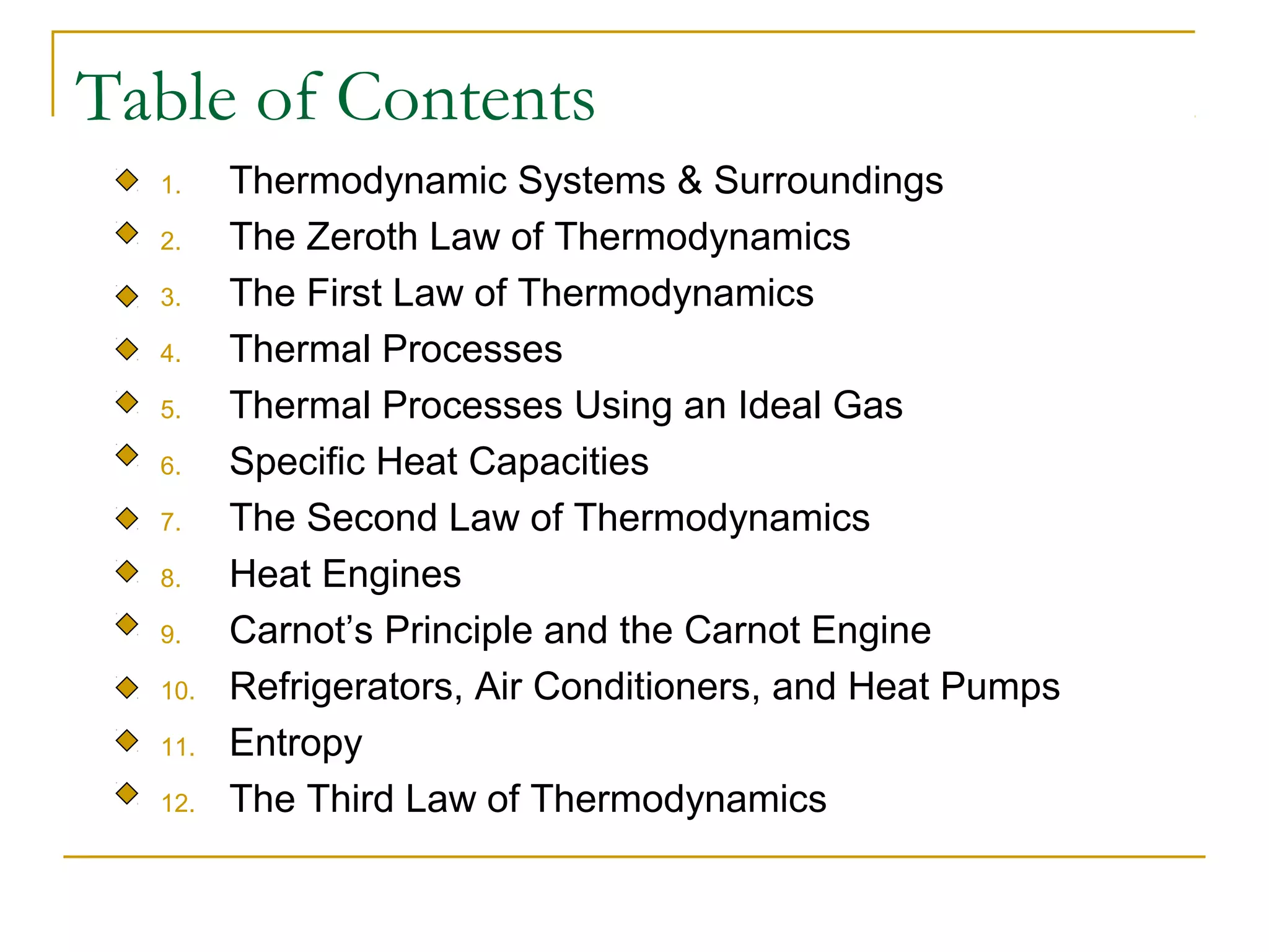 Ch 15 Thermodynamics | PPT