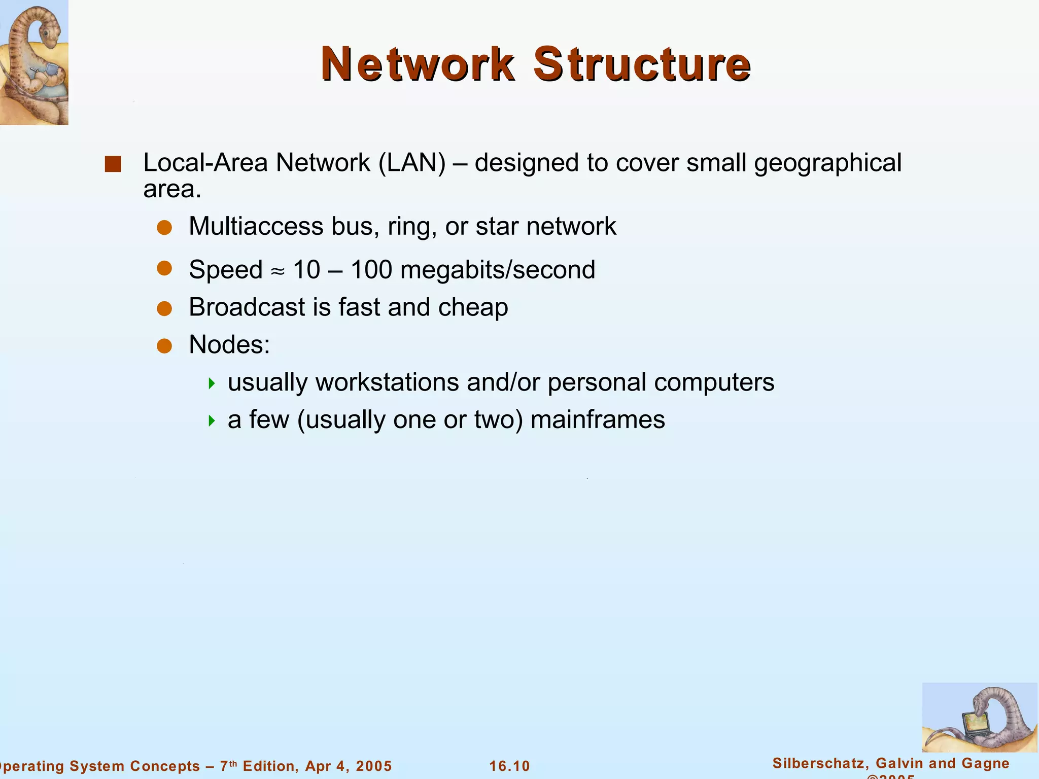 Chapter 16 Distributed System Structures Ppt Computer Networking