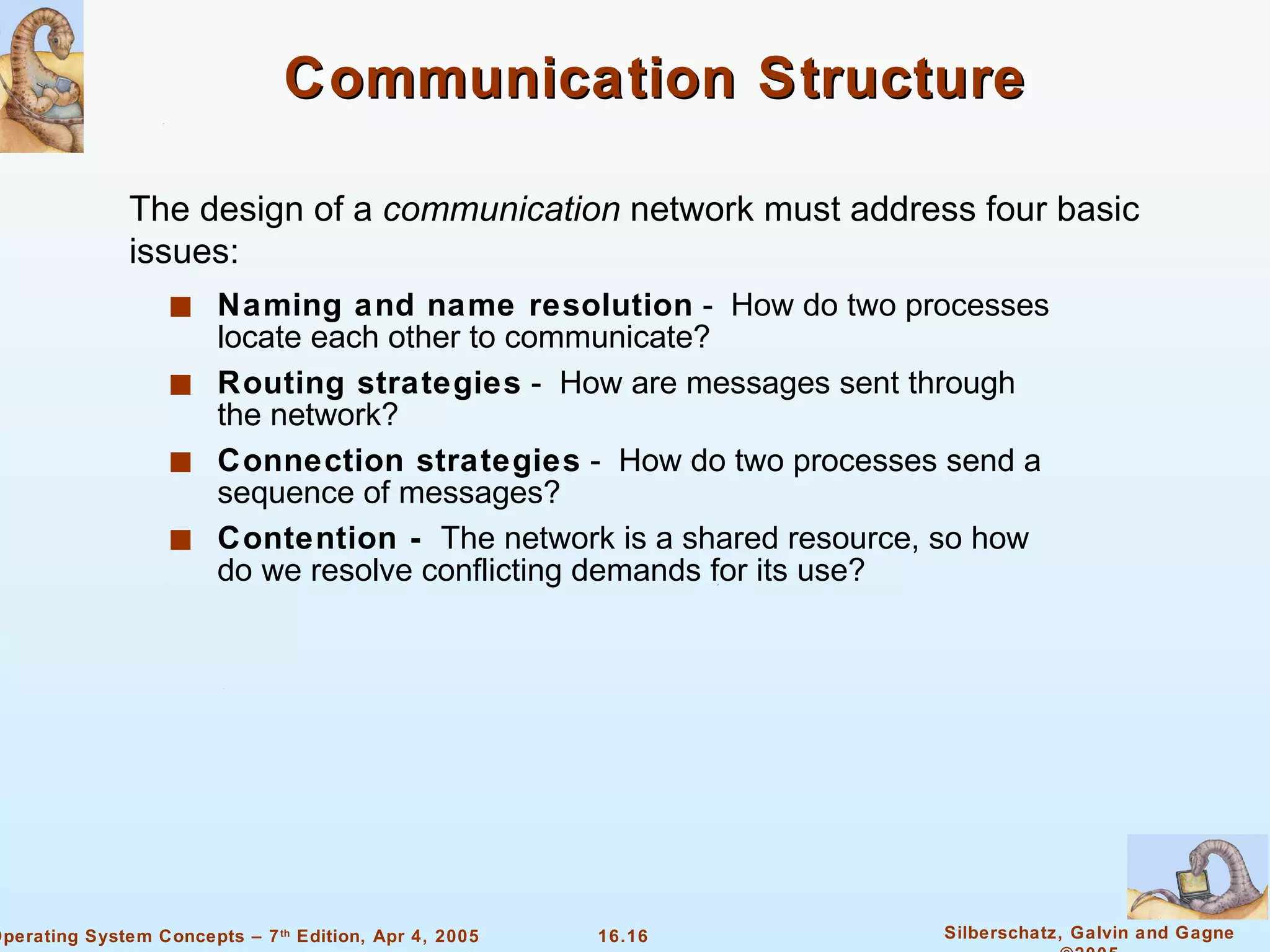 Chapter 16 Distributed System Structures Ppt Computer Networking