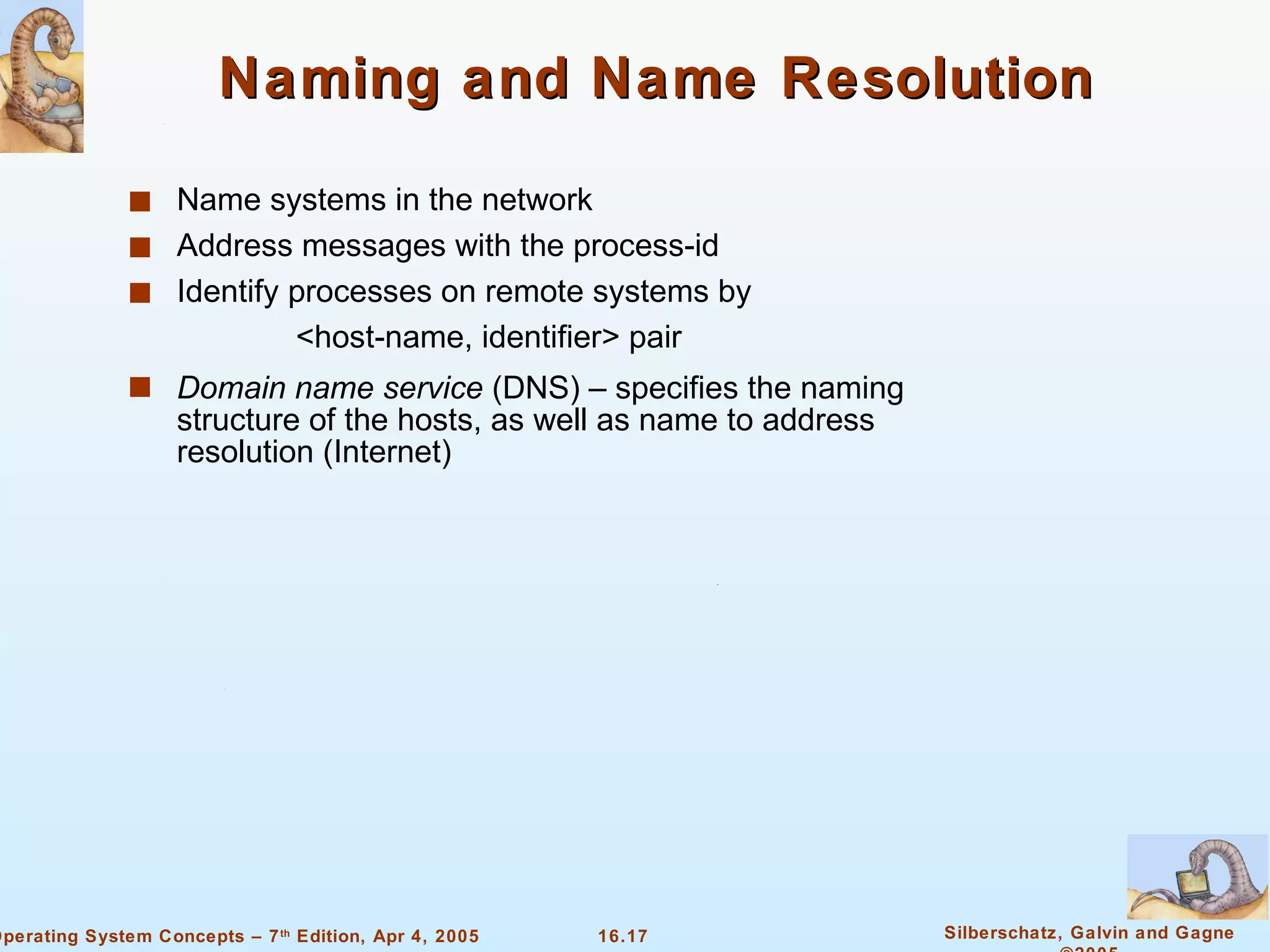 Chapter 16 Distributed System Structures Ppt Computer Networking