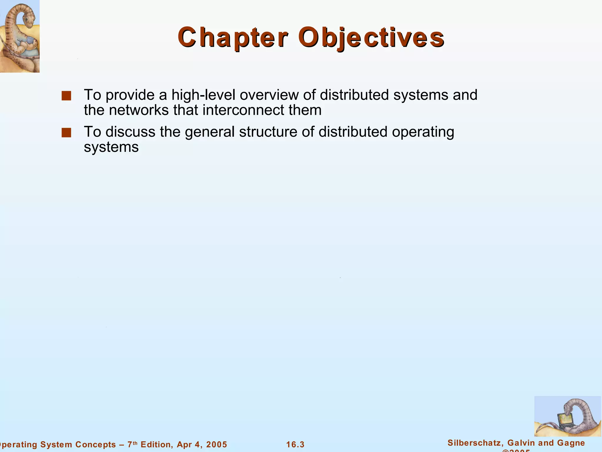 Chapter 16 Distributed System Structures Ppt Computer Networking