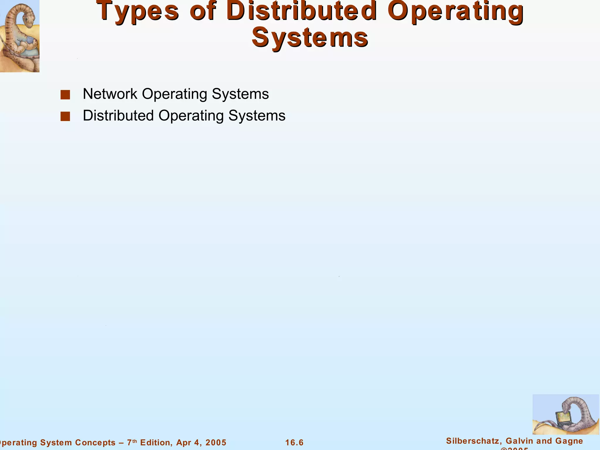 Chapter 16 Distributed System Structures Ppt Computer Networking Computing