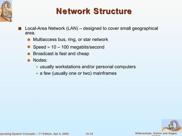 Chapter 16 - Distributed System Structures | PPT | Computer Networking | Computing