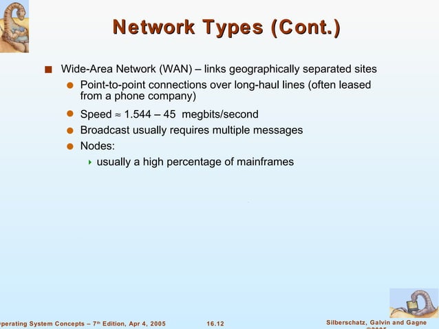 Chapter 16 Distributed System Structures Ppt Computer Networking
