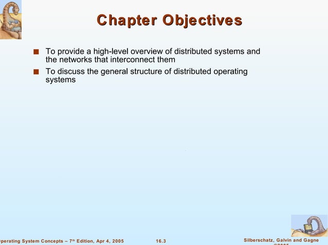 Chapter 16 Distributed System Structures Ppt Computer Networking