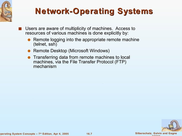 Chapter 16 Distributed System Structures Ppt Computer Networking