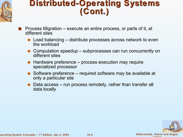 Chapter 16 - Distributed System Structures | PPT Chapter 16 - Distributed System Structures | PPT