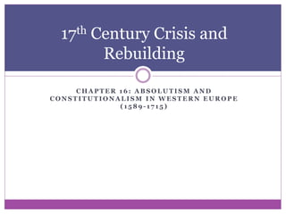 AP Euro_CH 16.1 | PPTX