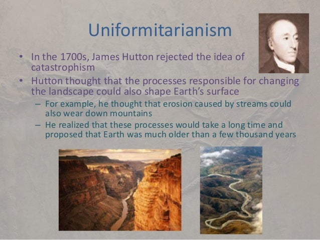 Uniformitarianism Geology