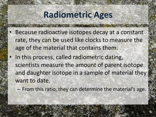Chapter 16.3: Absolute Age Dating | PPTX