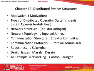 Struktur sistem Terdistribusi | PPT