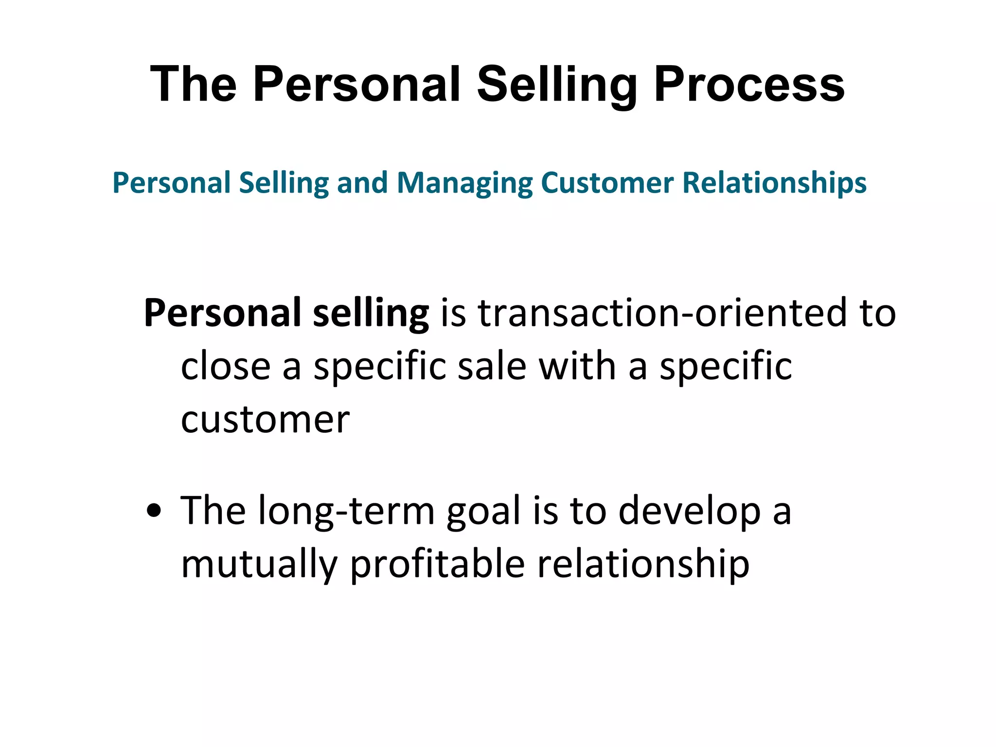 Ch 16.personal selling | PPTX