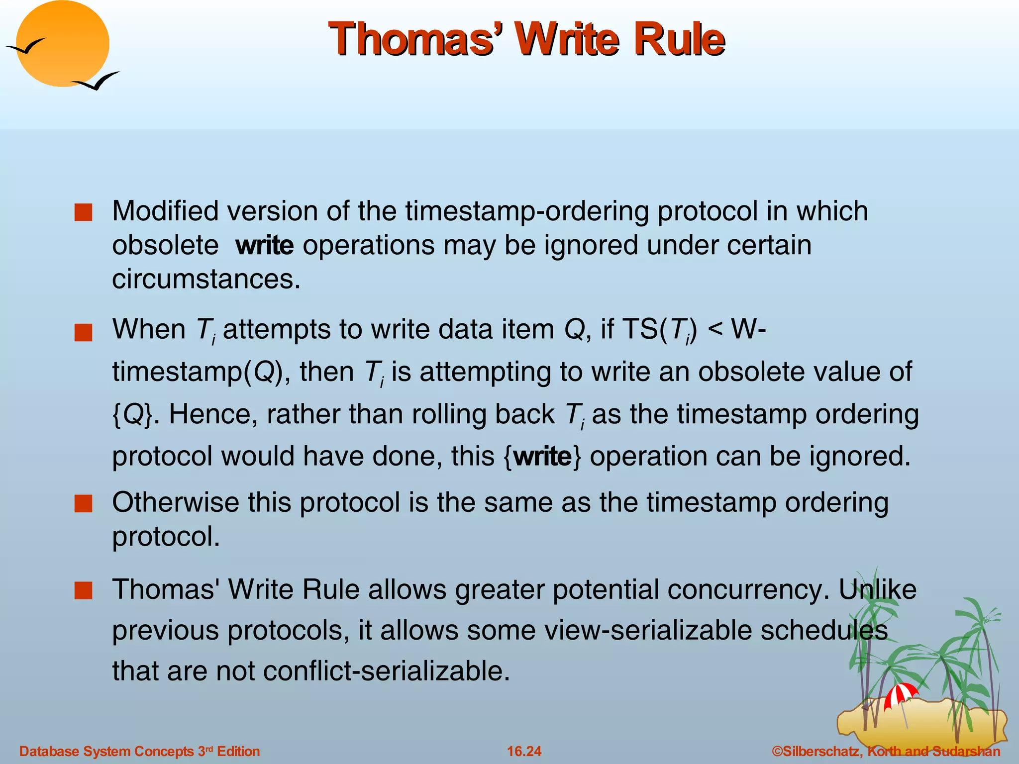 16. Concurrency Control in DBMS | PPT