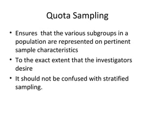 Ch16 sampling design & sampling procedures | PPT