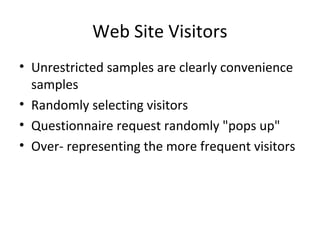 Ch16 sampling design & sampling procedures | PPT