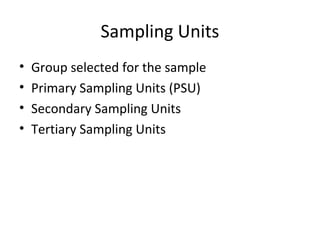 Ch16 sampling design & sampling procedures | PPT