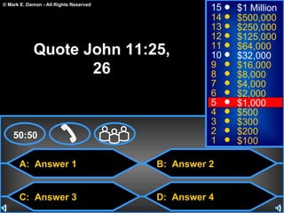 Ch 16, 17 review who wants to be a millionaire | PPT