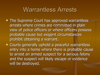 Ch 16 Arrest, Interrogation & ID | PPT