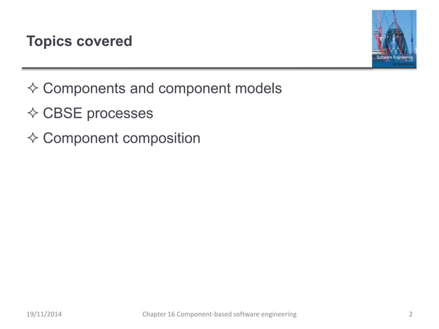 Ch16 component based software engineering | PPTX | Operating Systems | Computer Software and ...