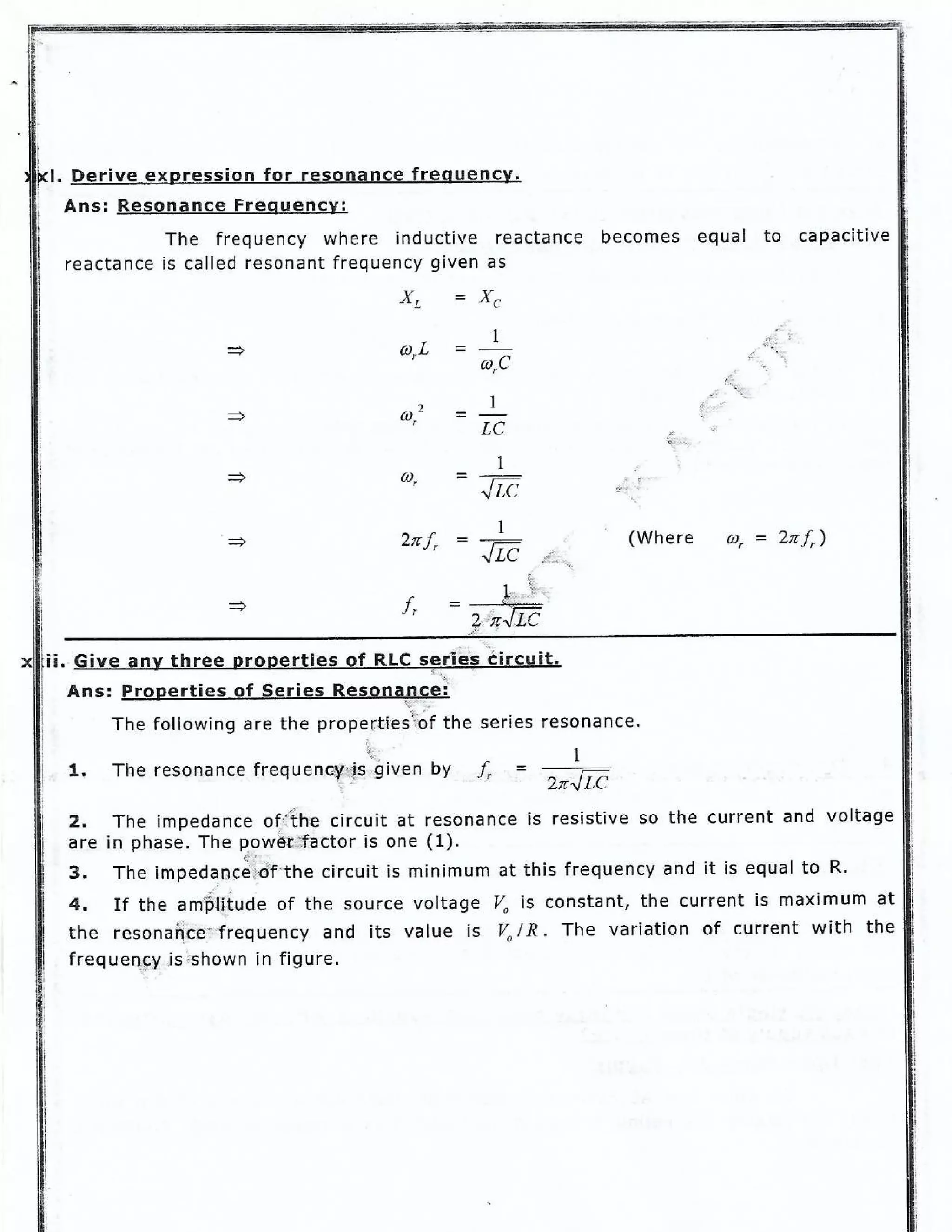 Alternating Current Pdf Pdf