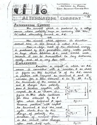 Alternating Current (PDF) | PDF