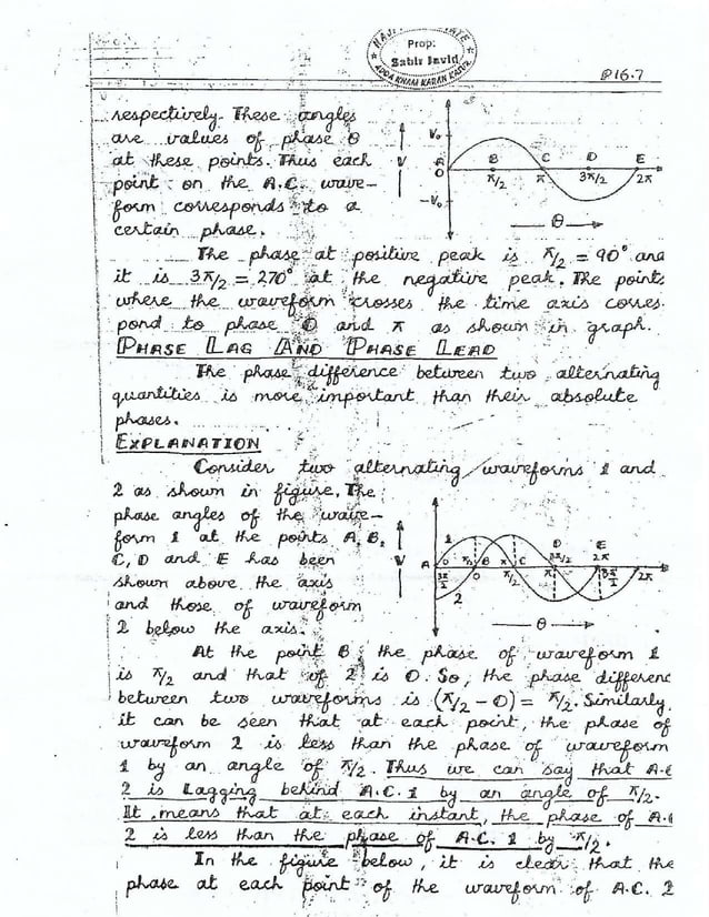 Alternating Current Pdf Pdf