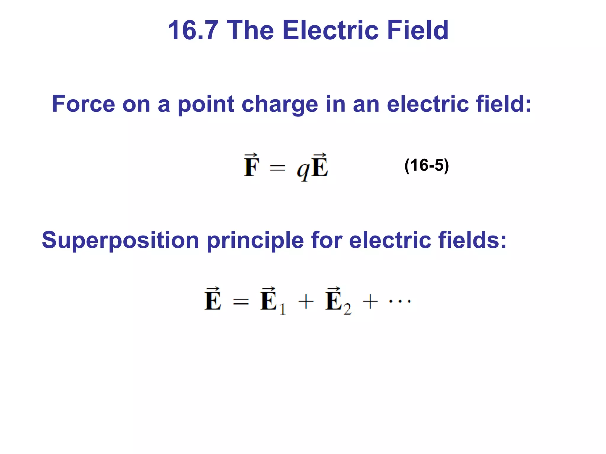 Electric Charge and Electric Field Lecture | PPTX