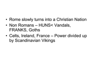 Ch16 Europe after the fall of rome | PPT
