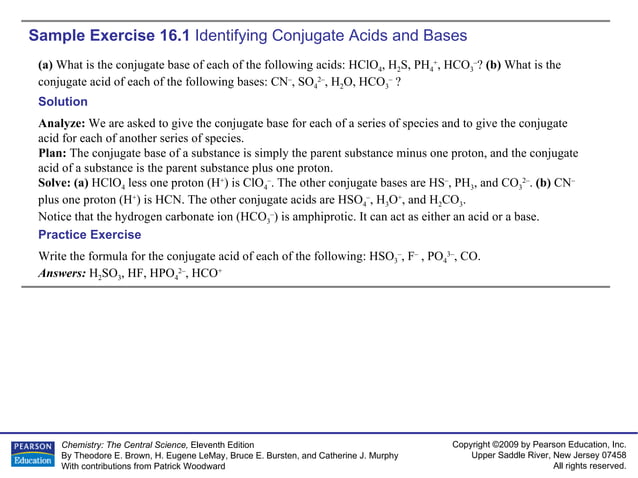 AP Chemistry Chapter 16 Sample Exercises | PPT