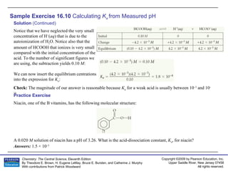 AP Chemistry Chapter 16 Sample Exercises | PPT