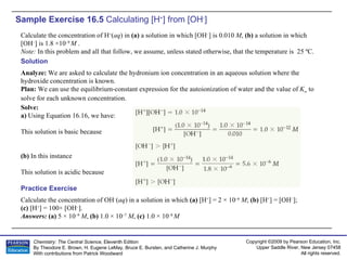 AP Chemistry Chapter 16 Sample Exercises | PPT