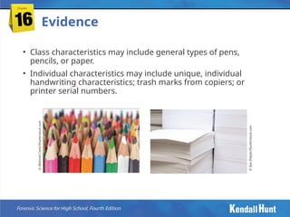 Chapter 16- Documents- handwriting characteristics | PPTX