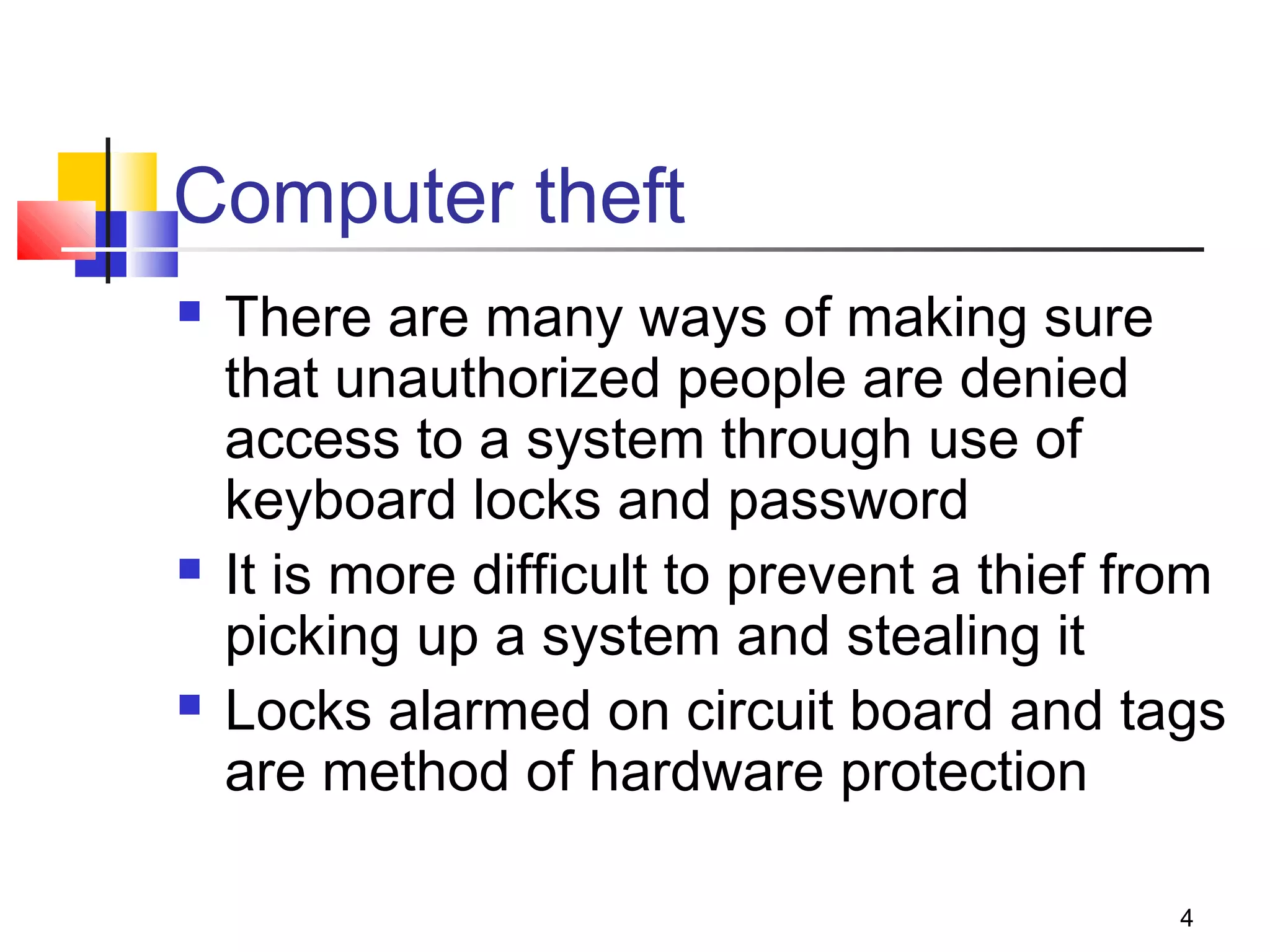 Ch 16 system security | PPT