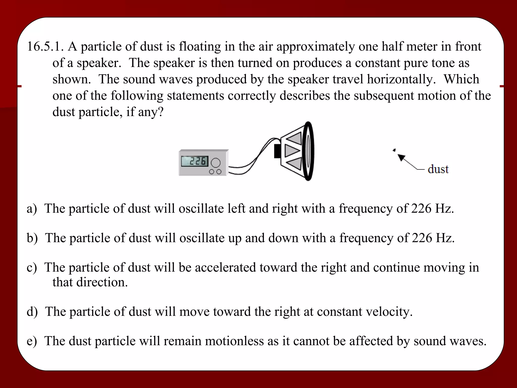 Ch 16 Waves and Sound | PPT
