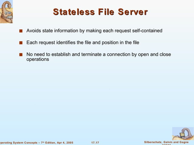 Chapter 17 - Distributed File Systems | PPT