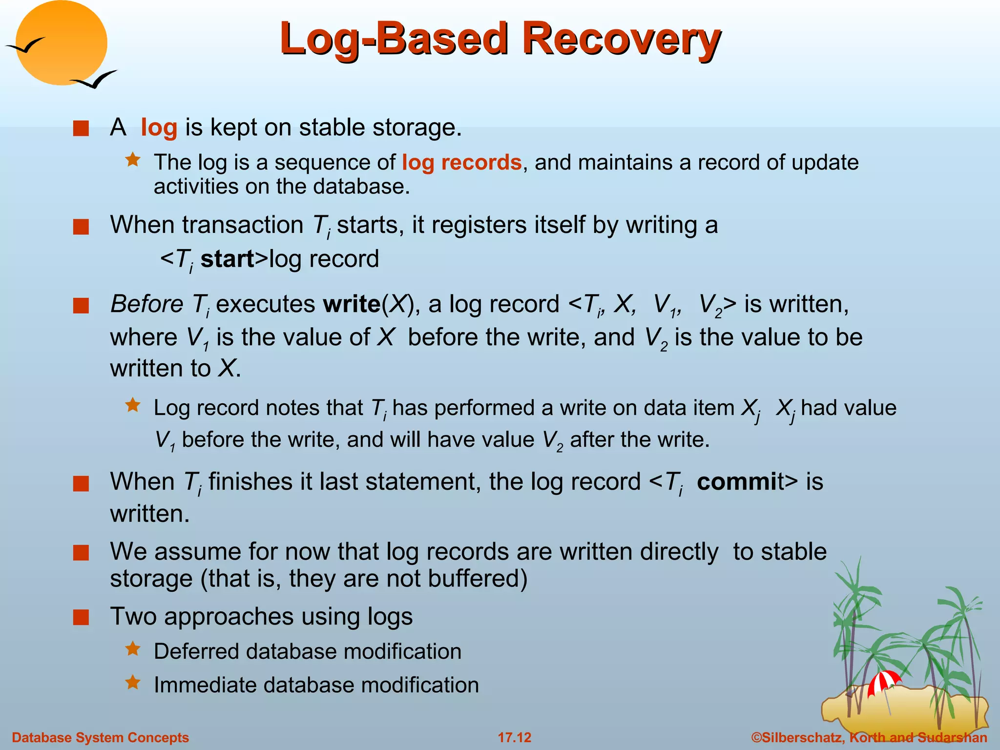 17. Recovery System in DBMS | PPT