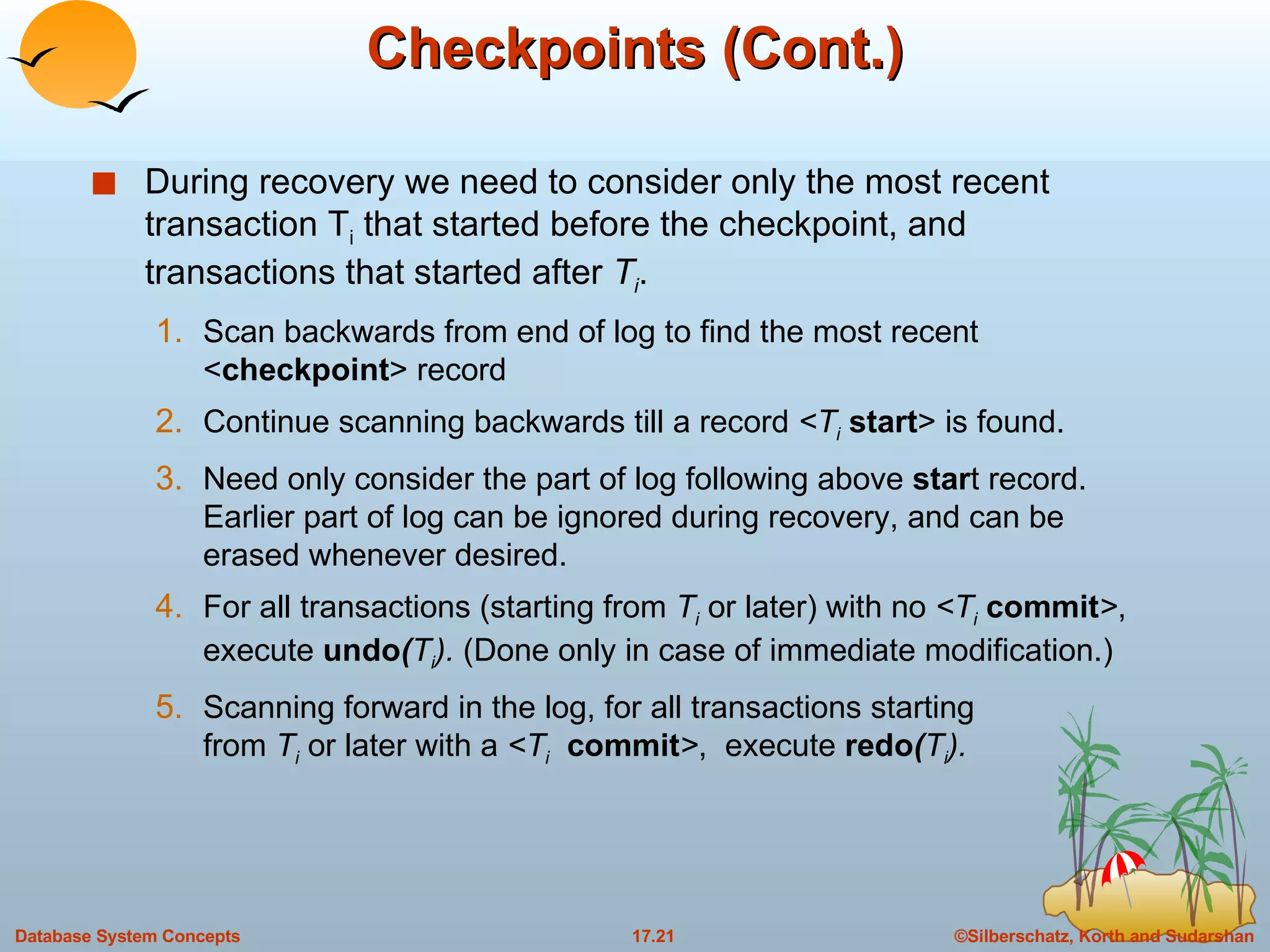 17. Recovery System in DBMS | PPT