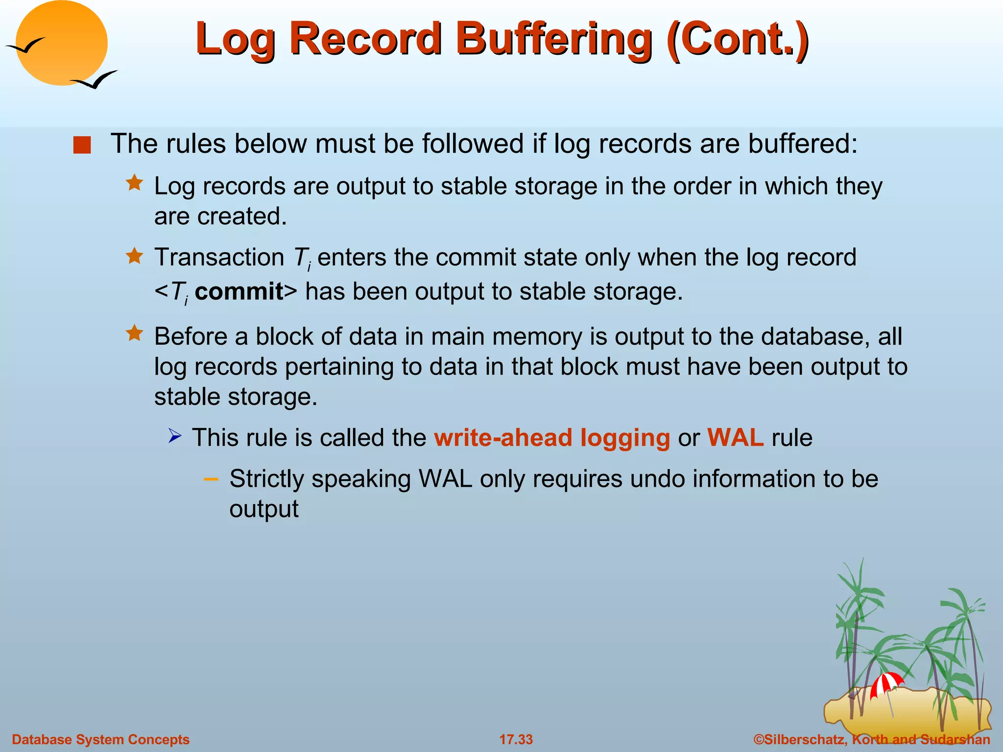17. Recovery System in DBMS | PPT