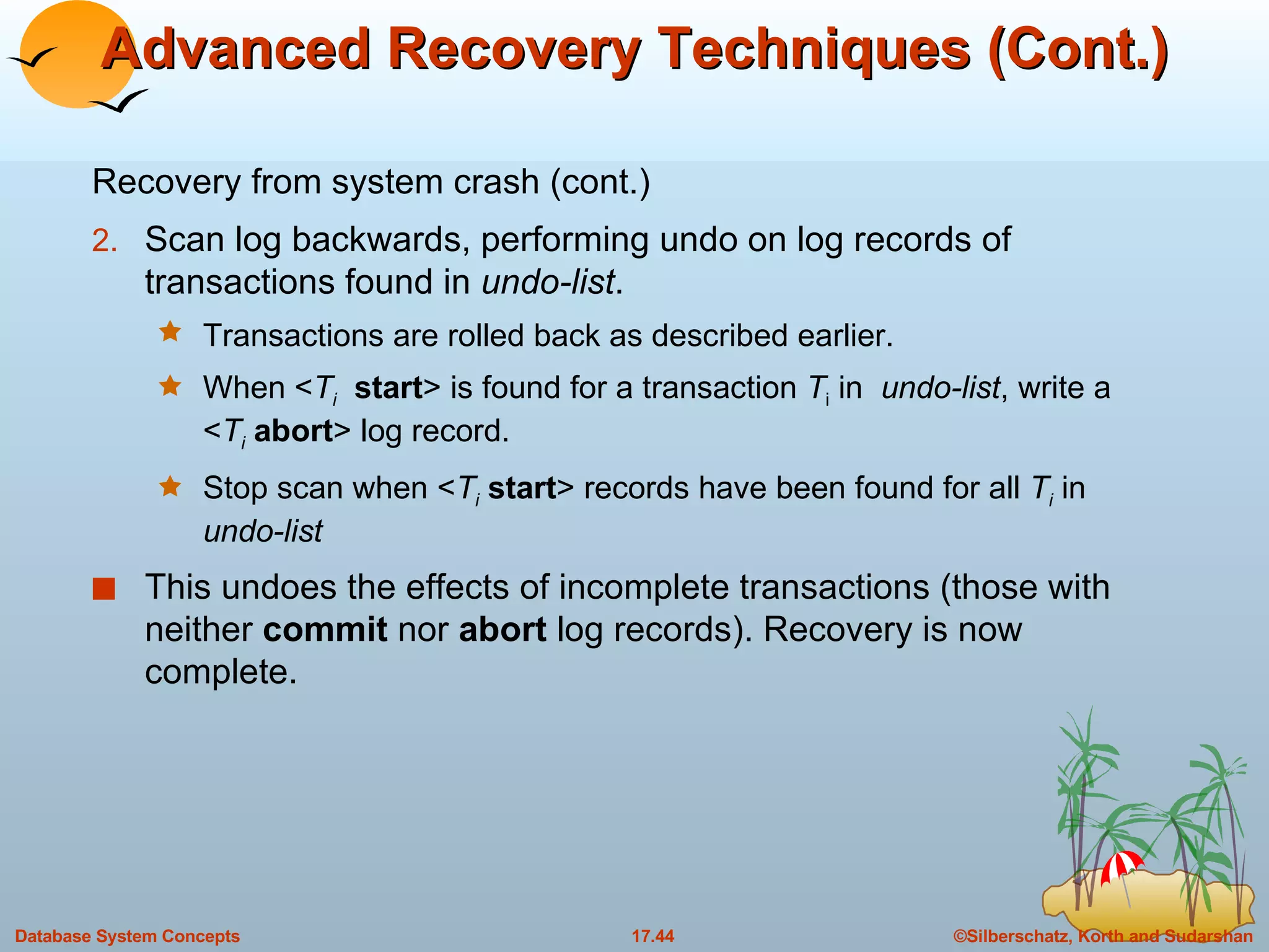 17. Recovery System in DBMS | PPT