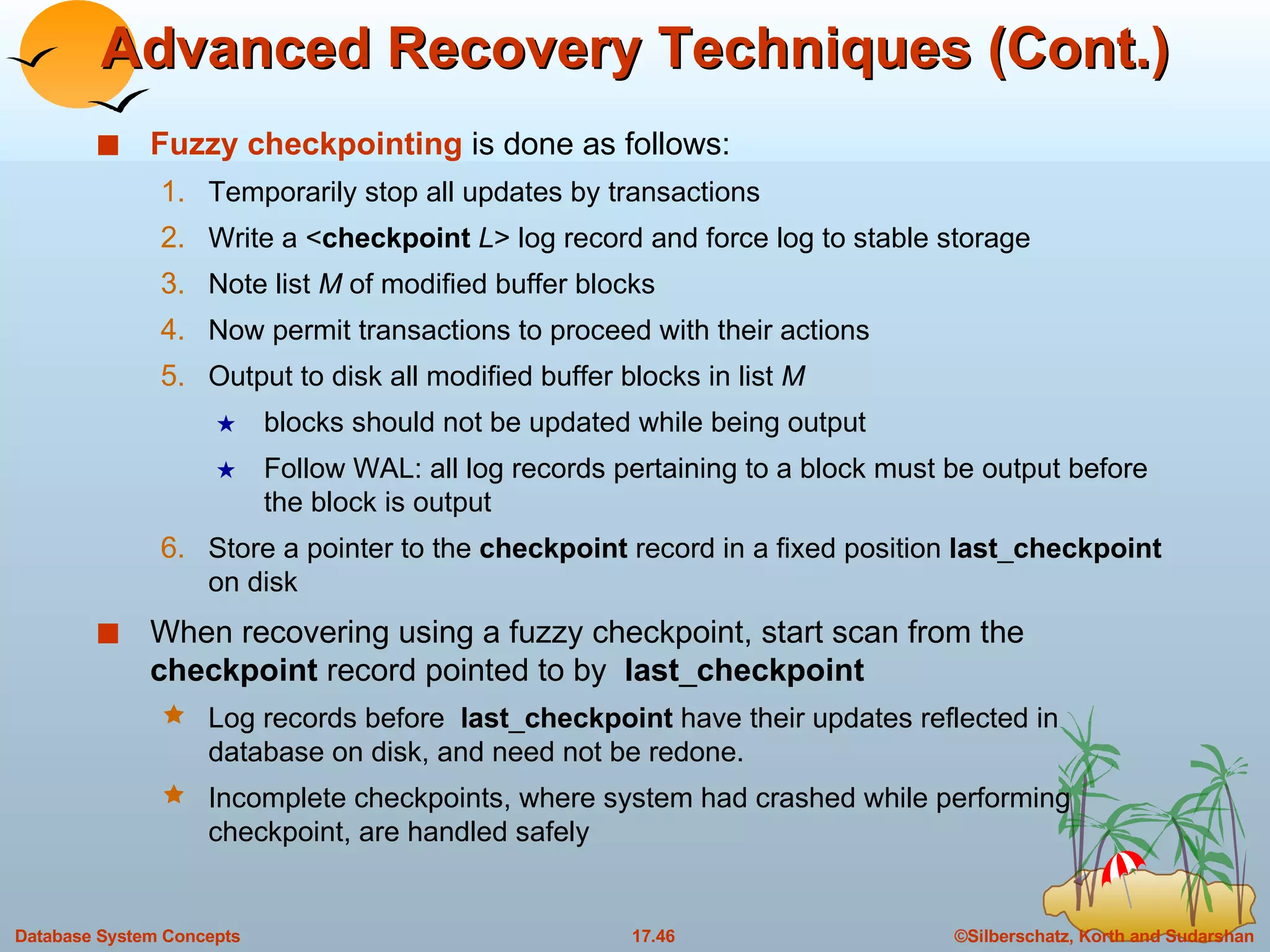 17. Recovery System in DBMS | PPT