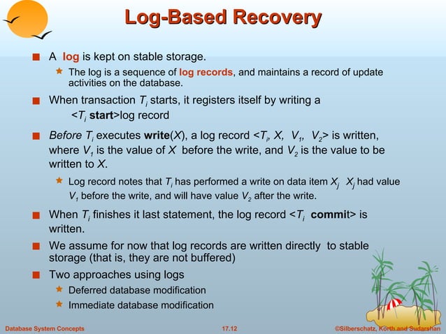 17. Recovery System in DBMS | PPT